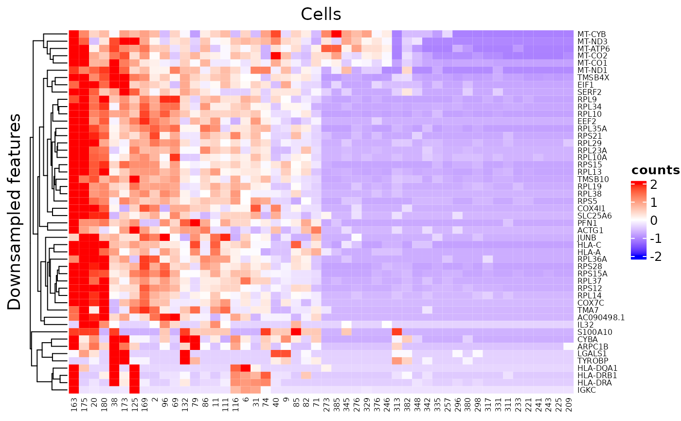 Heatmap Visualization • singleCellTK