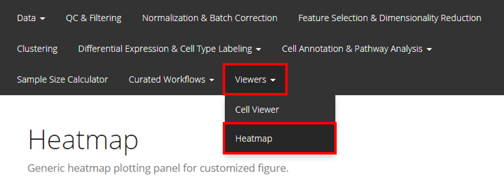Heatmap Visualization • singleCellTK
